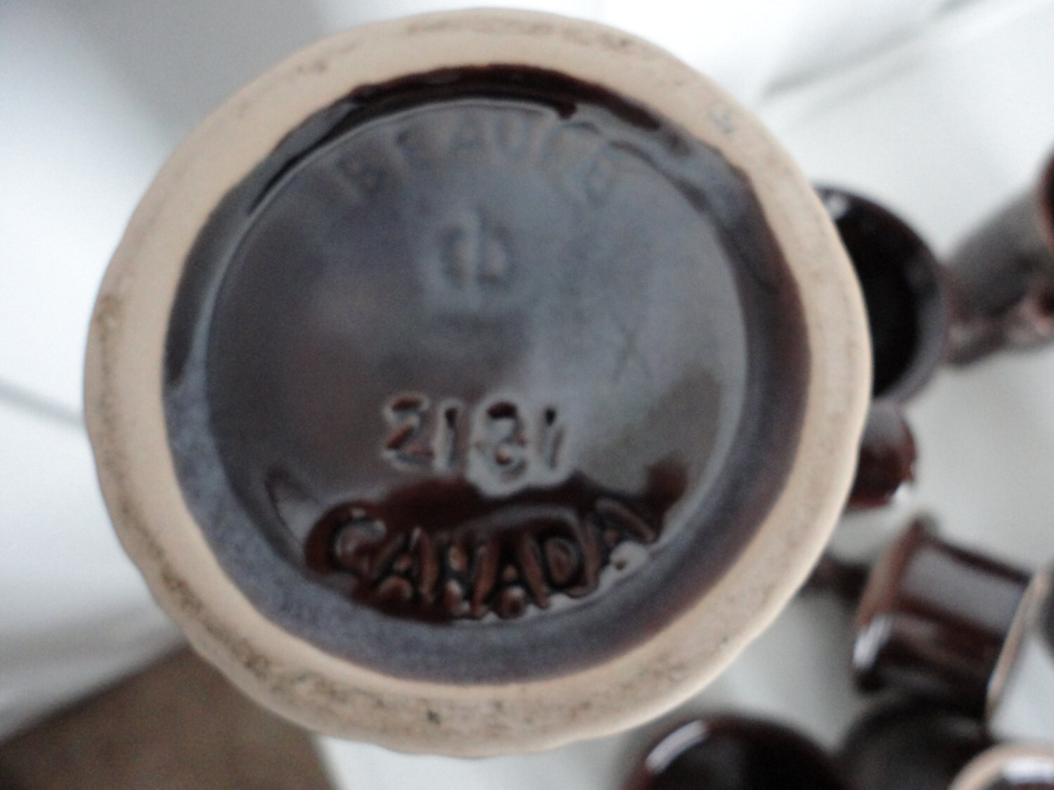 Vintage Beauceware Pottery Dk Brown Coffee Set 2181 Made in - Etsy