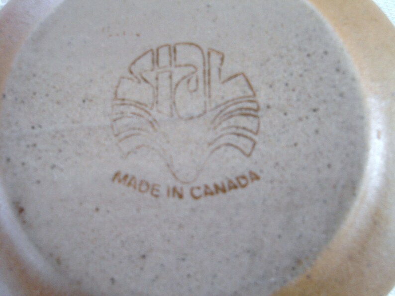 Sial/cerval Pottery Sugar Dish Made in Canada 70s | Etsy