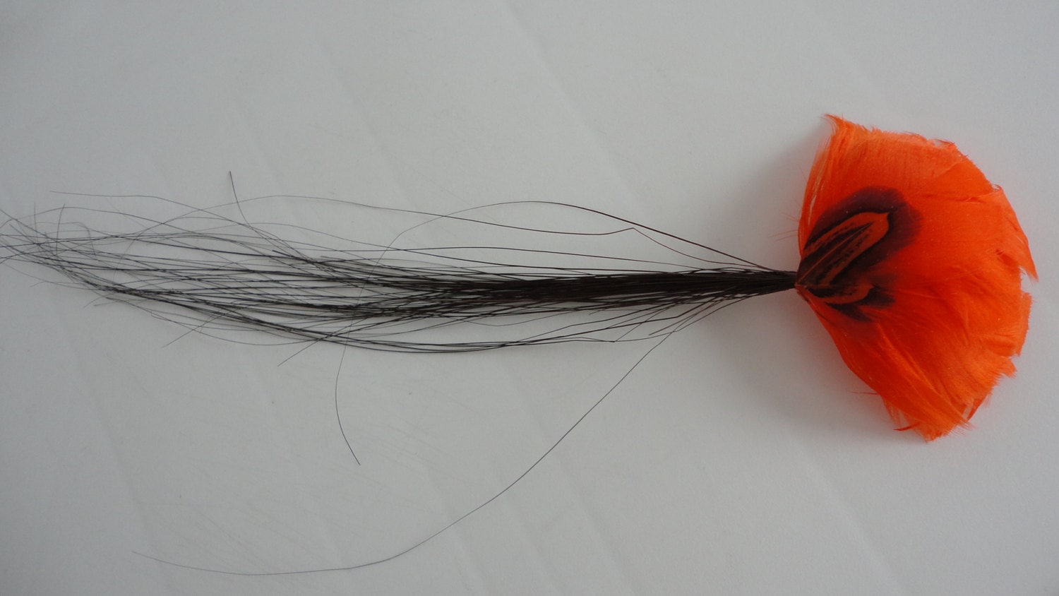 60s Orange/black Feathers Cluster Women Hat Accent Milinery - Etsy Canada