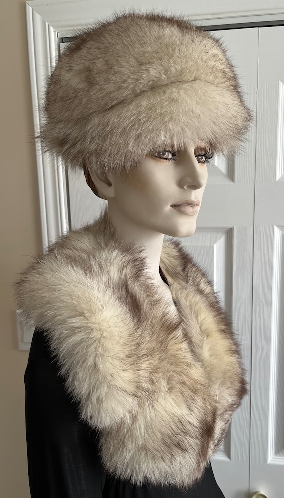Vintage fluffy hat 70s 60s 80s - Gem