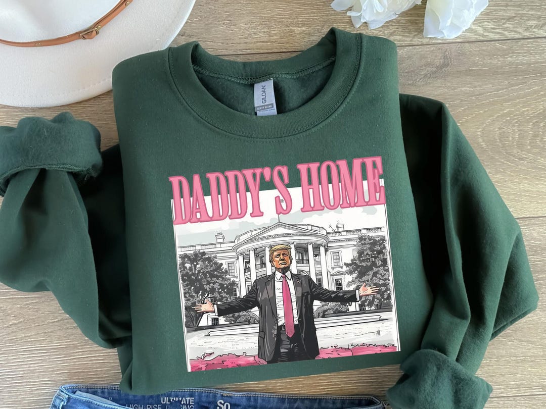 Daddy's Home Shirt, Preppy Trump Tee, Make America Great Again Shirt ...