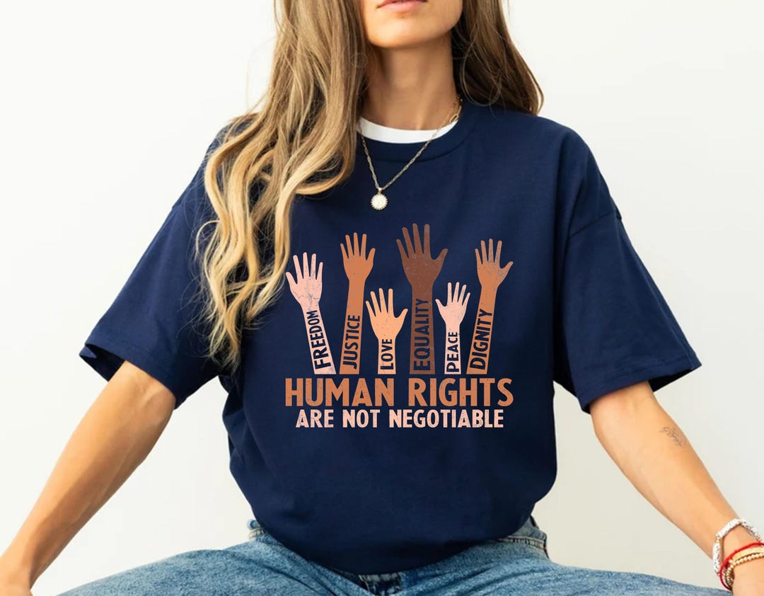 Human Rights Are Not Negotiable Shirt, Equality Shirts, Human Rights ...