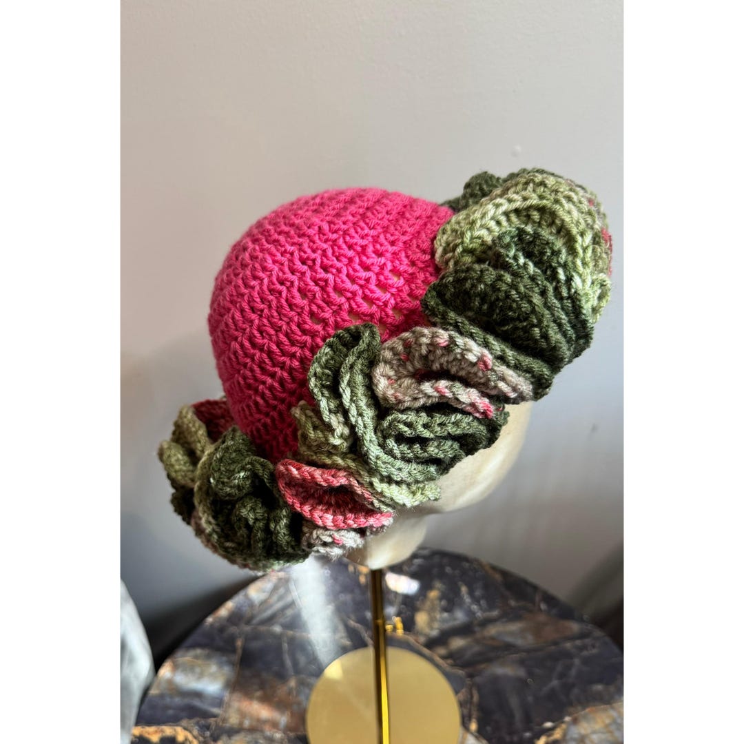 Mother and Daughter Camo Ruffle Hat Set - Etsy