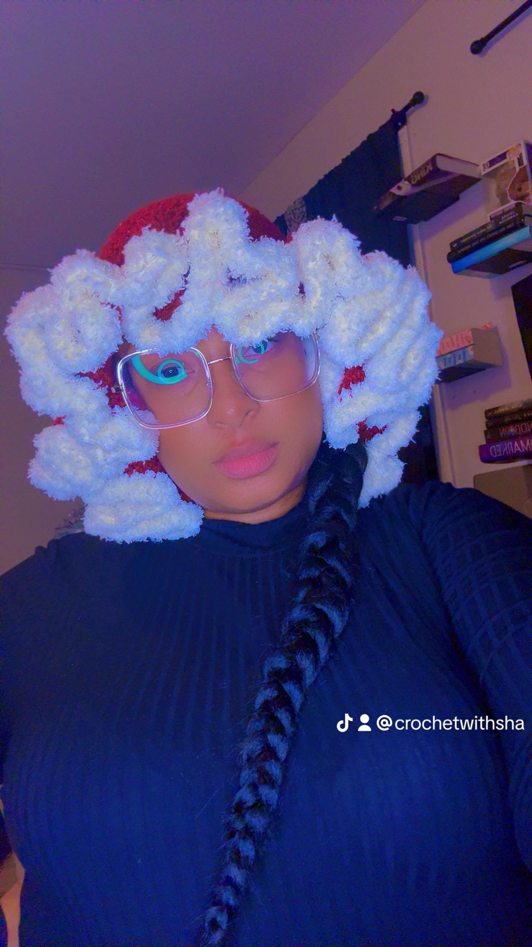 Mrs.claus Crochet Hat - Etsy