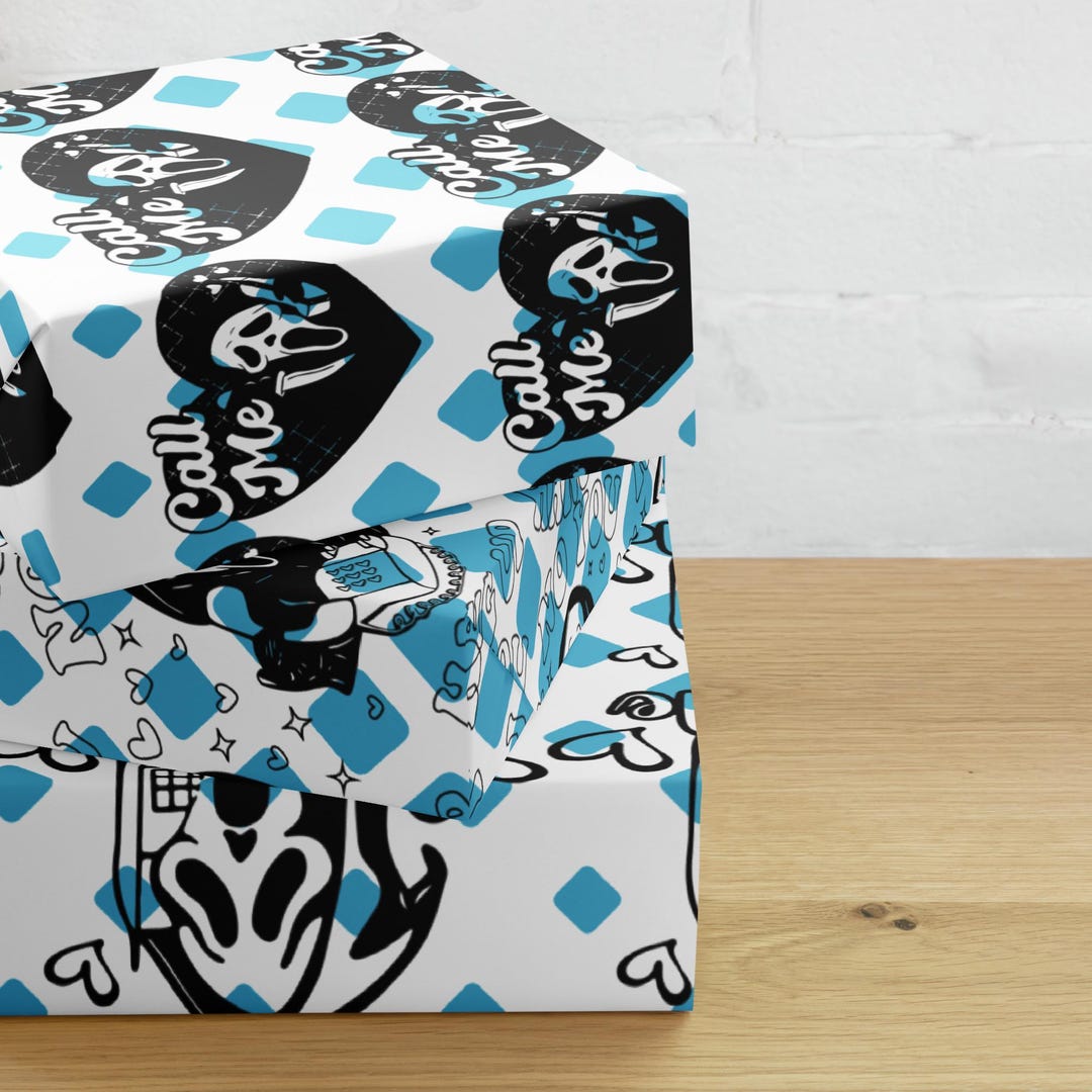 Horror Characters Wrapping Paper Sheets - Etsy