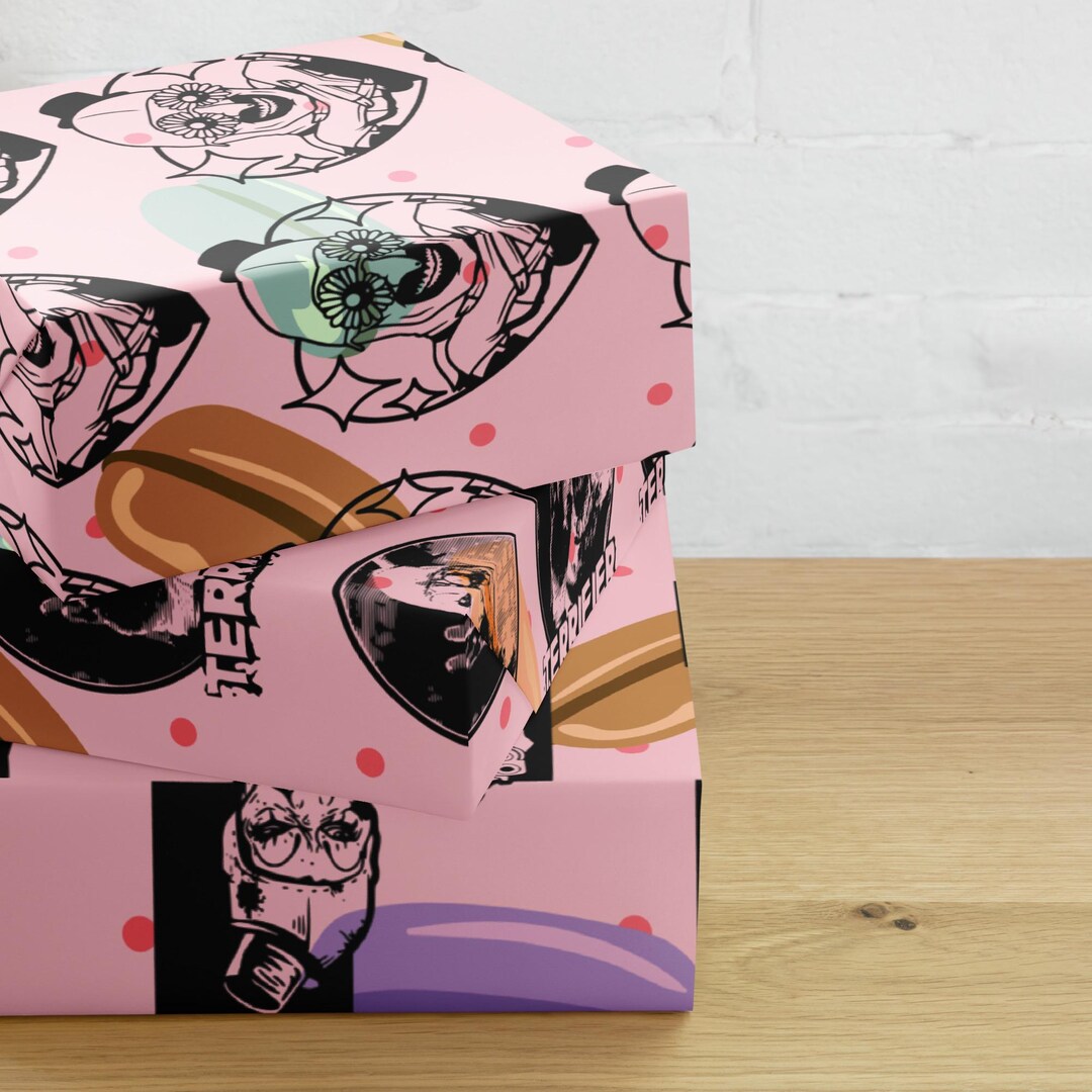 Horror Characters Wrapping Paper Sheets - Etsy