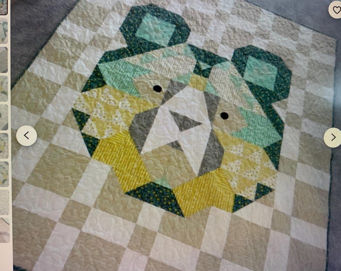 Big Sky Bear Quilt Kit by Annie Brady for Moda - Etsy