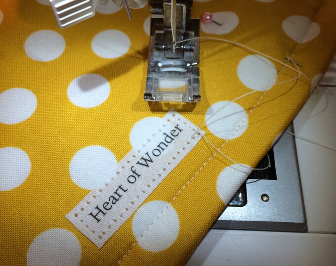 90 UN-CUT Branding/clothing Labels colorfast/fray-proof/iron-on/sew-in ...