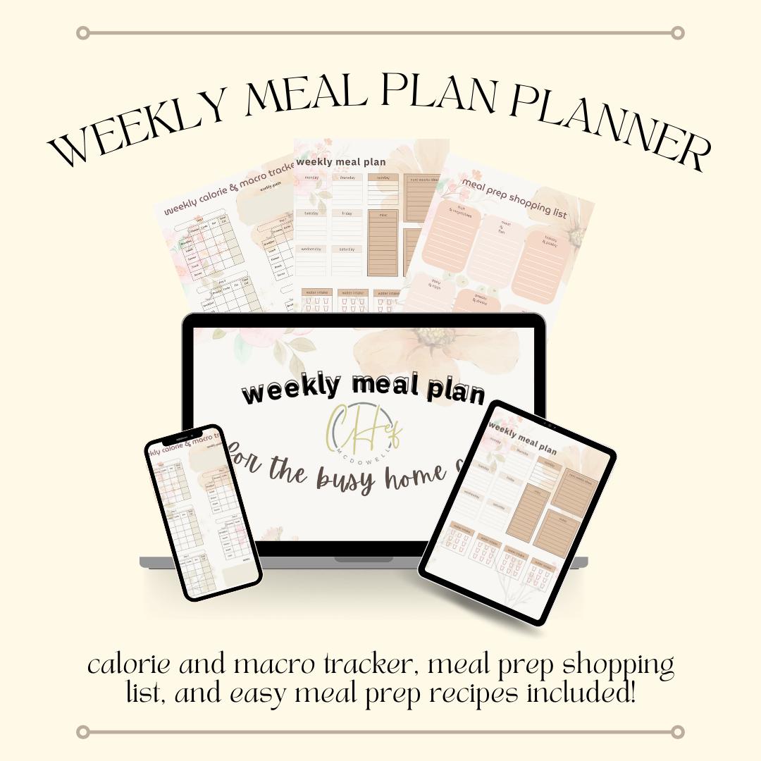 The Ultimate Meal Plan Organizer: Weekly Planner, Shopping List ...