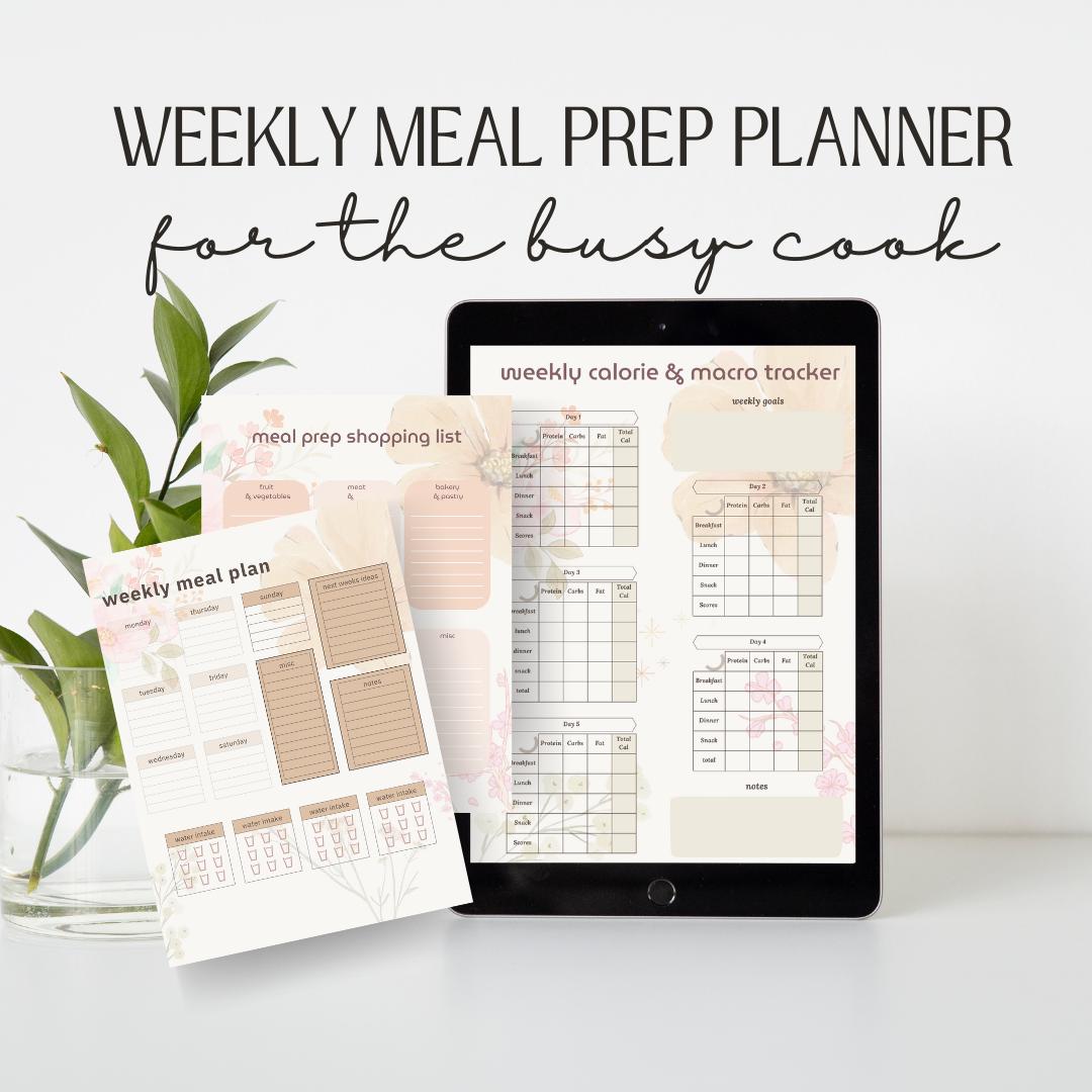 The Ultimate Meal Plan Organizer: Weekly Planner, Shopping List ...