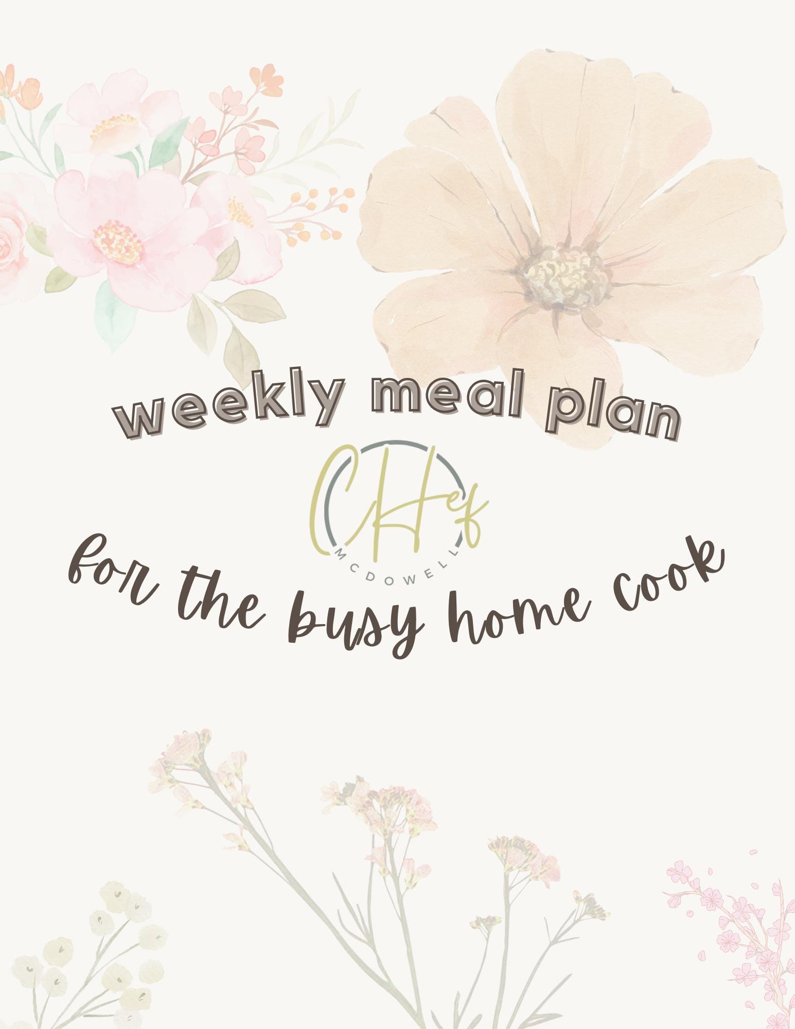 The Ultimate Meal Plan Organizer: Weekly Planner, Shopping List ...
