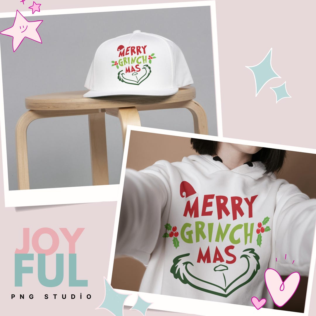 Merry Grinchmas PNG-SVG High-quality Grinch Christmas Design for ...