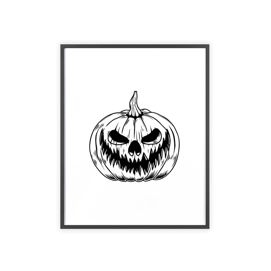 Printable Halloween Wall Art,spooky Halloween Decor,instant Download ...
