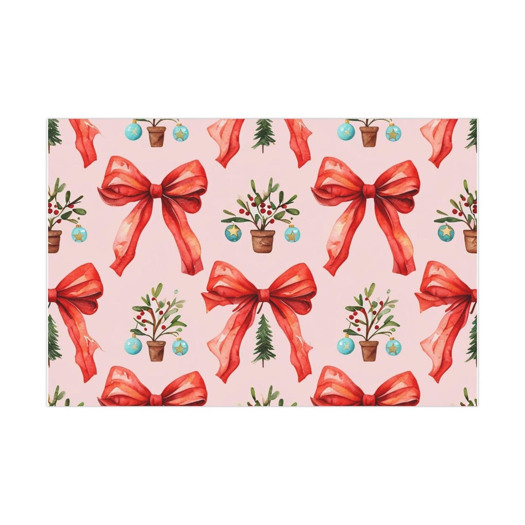 Christmas Gift Wrap Papers Holiday Wrapping Sheets, Festive Presents ...