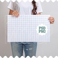 5x7 Horizontal Mockup Frame Template for Art Display | Contemporary ...