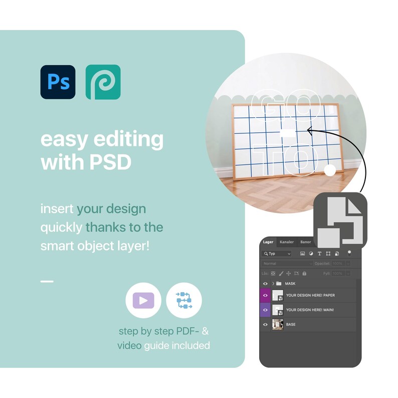 3x2 Ratio Nursery Horizontal Mockup, Modern Kids Room Poster Template ...