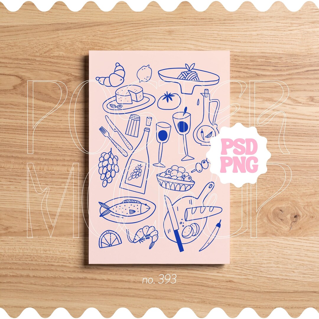 2x3 Poster Mockup: Flatlay PSD & PNG Template (photoshop/canva Digital ...