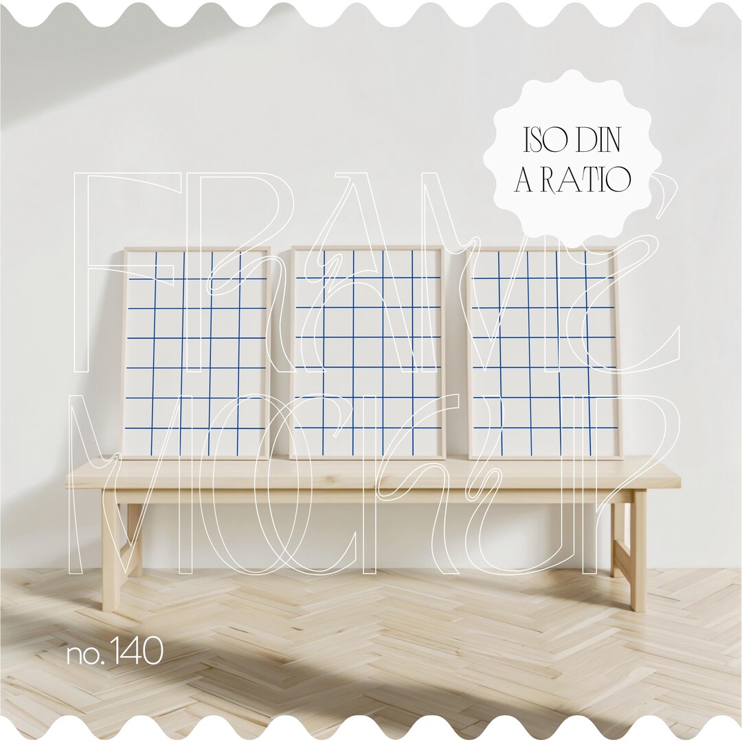 Set of 3 Frames Mockup, PSD Frame Mockup for Wall Art, Frame Mockup Set ...