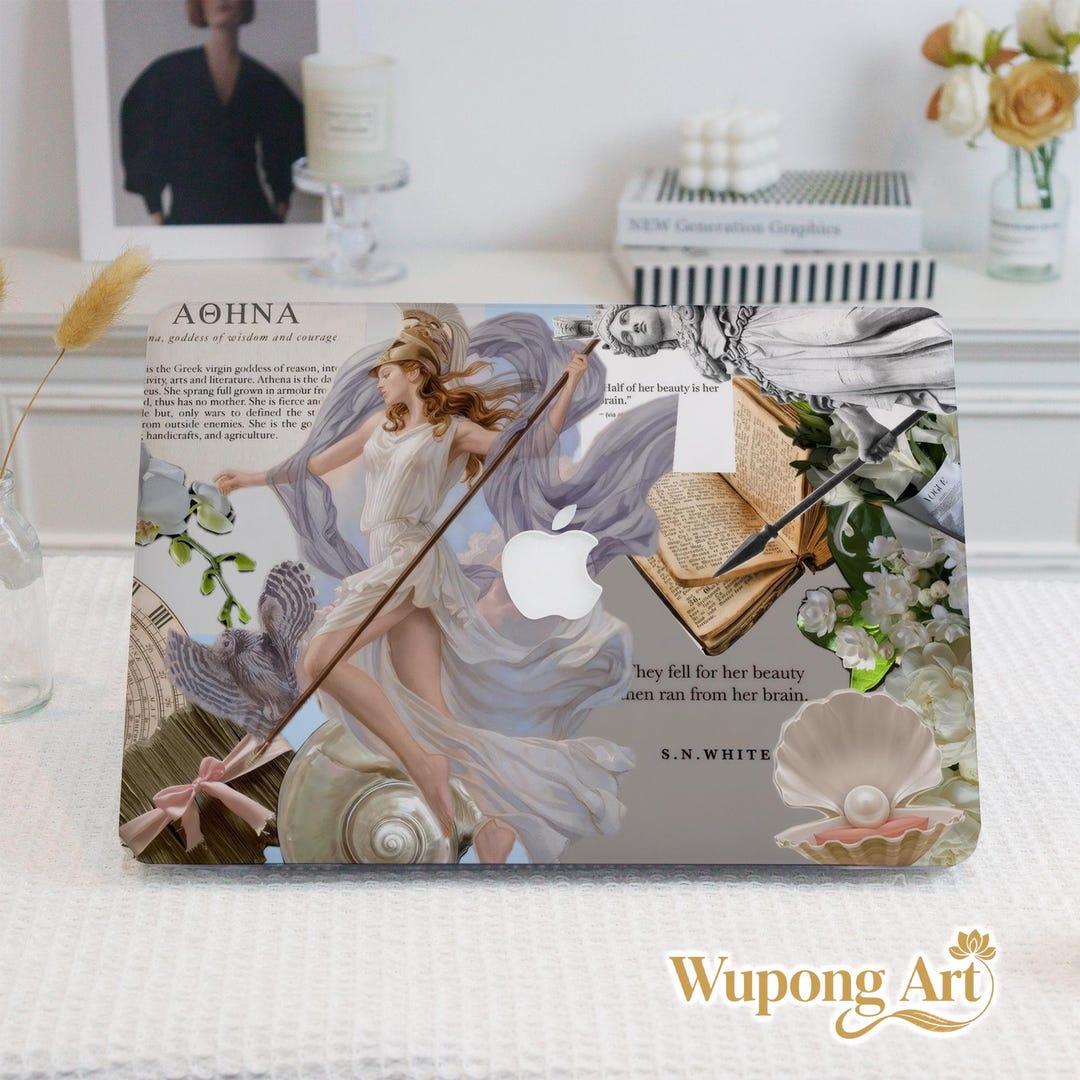 Athena Greek Goddess MacBook Hard Protective Case Laptop Cover for 2025 ...