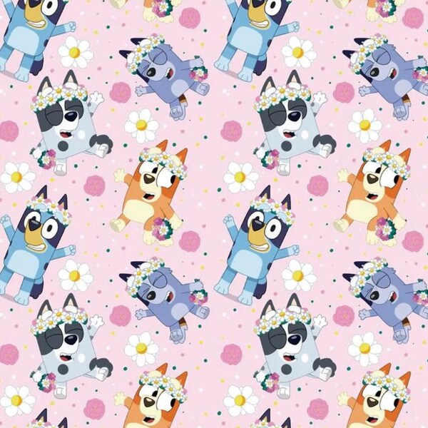 Bluey Fabric Panel - Etsy