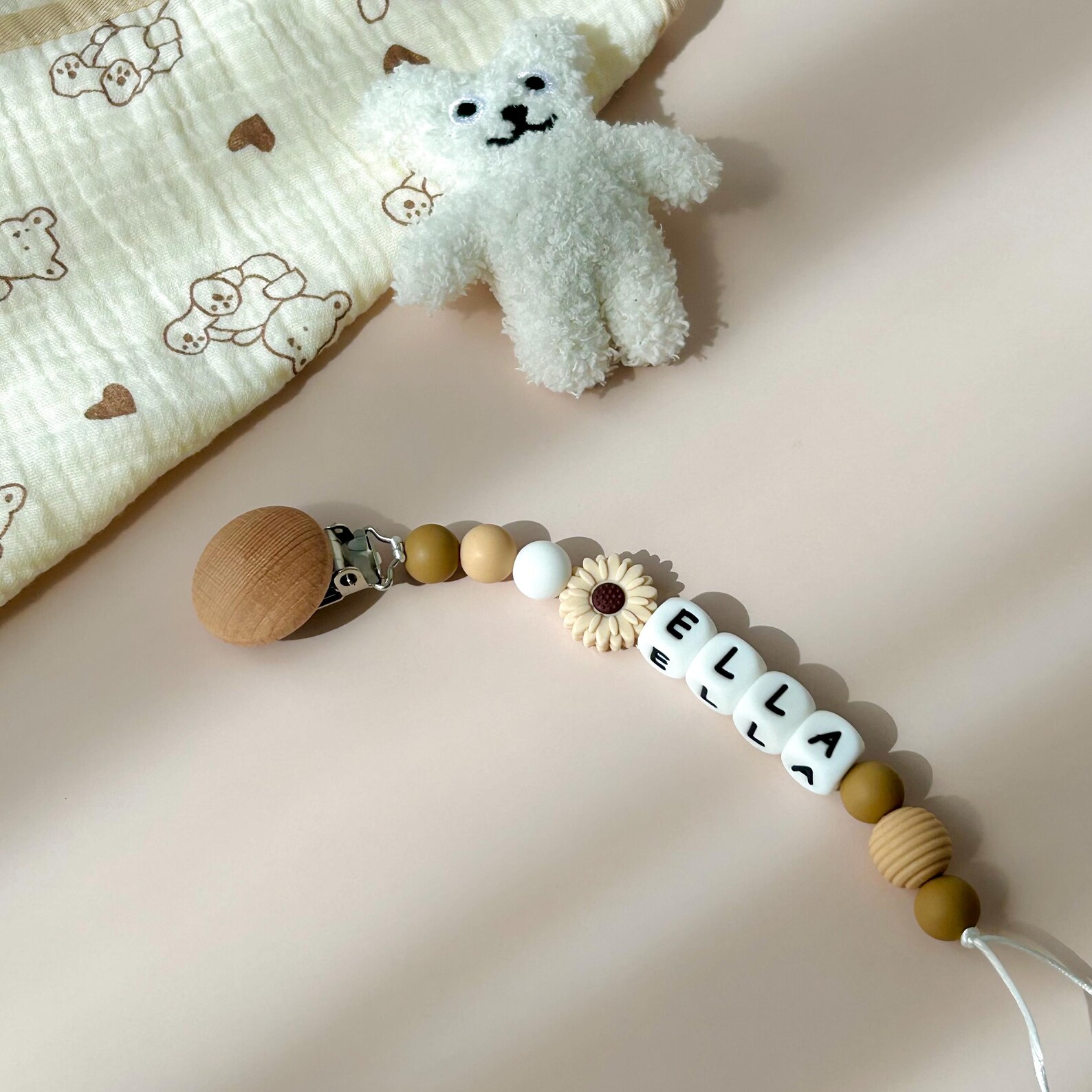 Personalized Pacifier Clip, Custom Baby Pacifier Clip, Personalized ...