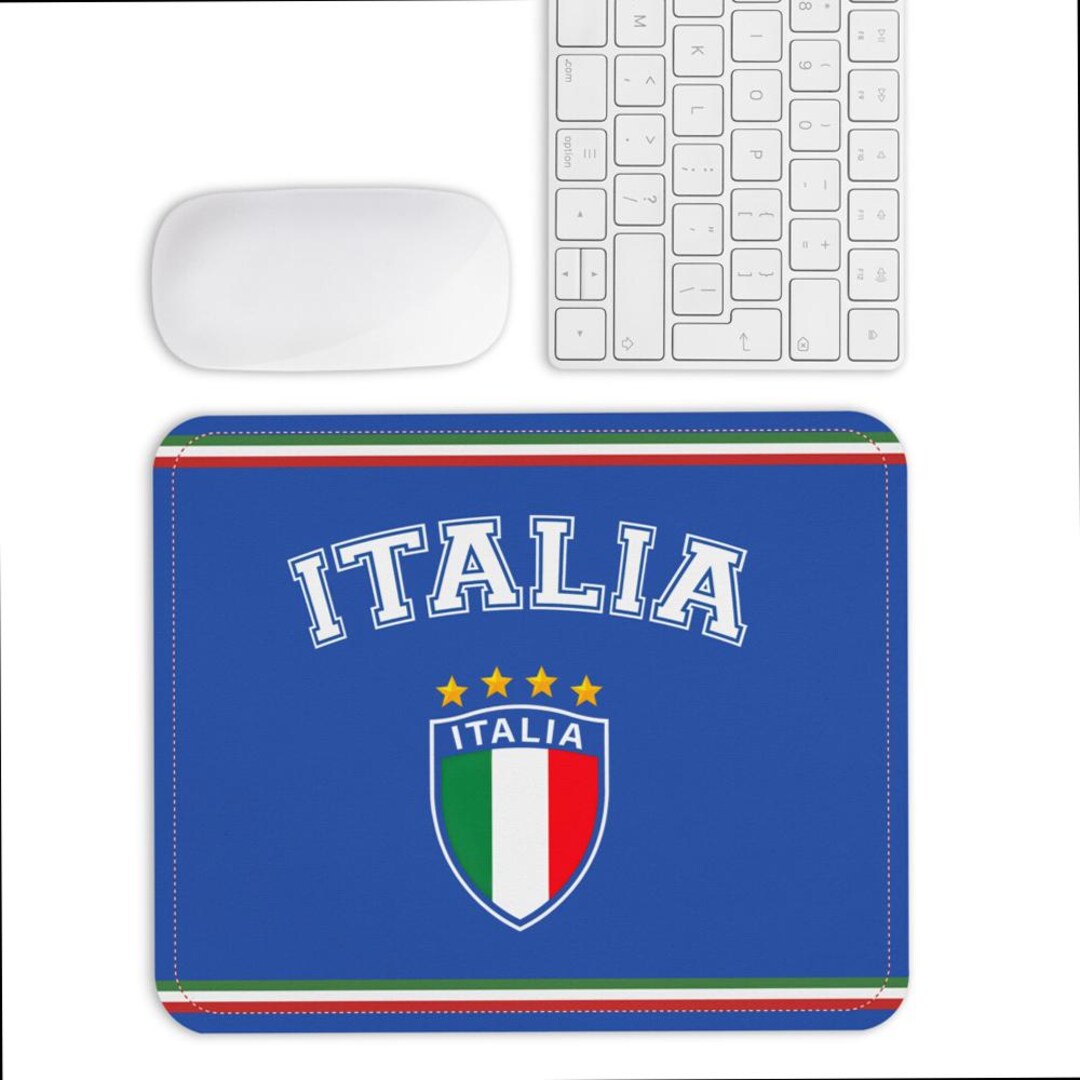 Italy Soccer Team Shield Logo Mouse Pad – Elevate Your Game With ...