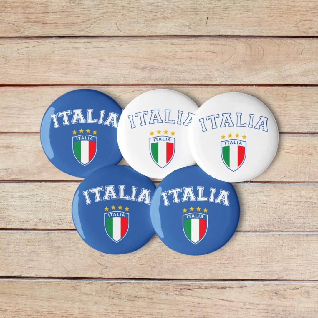 Italian Soccer Team Logo Two-tone 5 Pins Package – Perfect for Proud ...