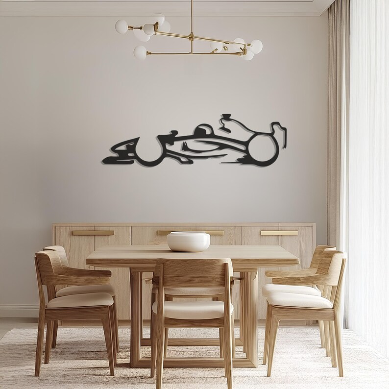 Metal Formula 1 Wall Art: Laser-cut Racing Car Silhouette - Etsy Australia