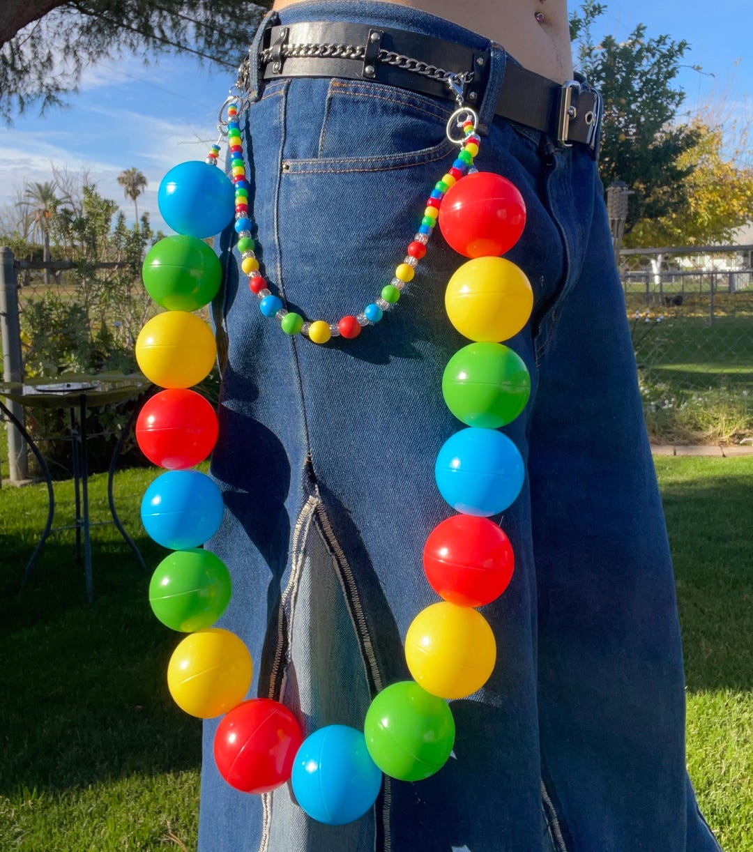 Ball Pit Kandi Belt Chain - Etsy