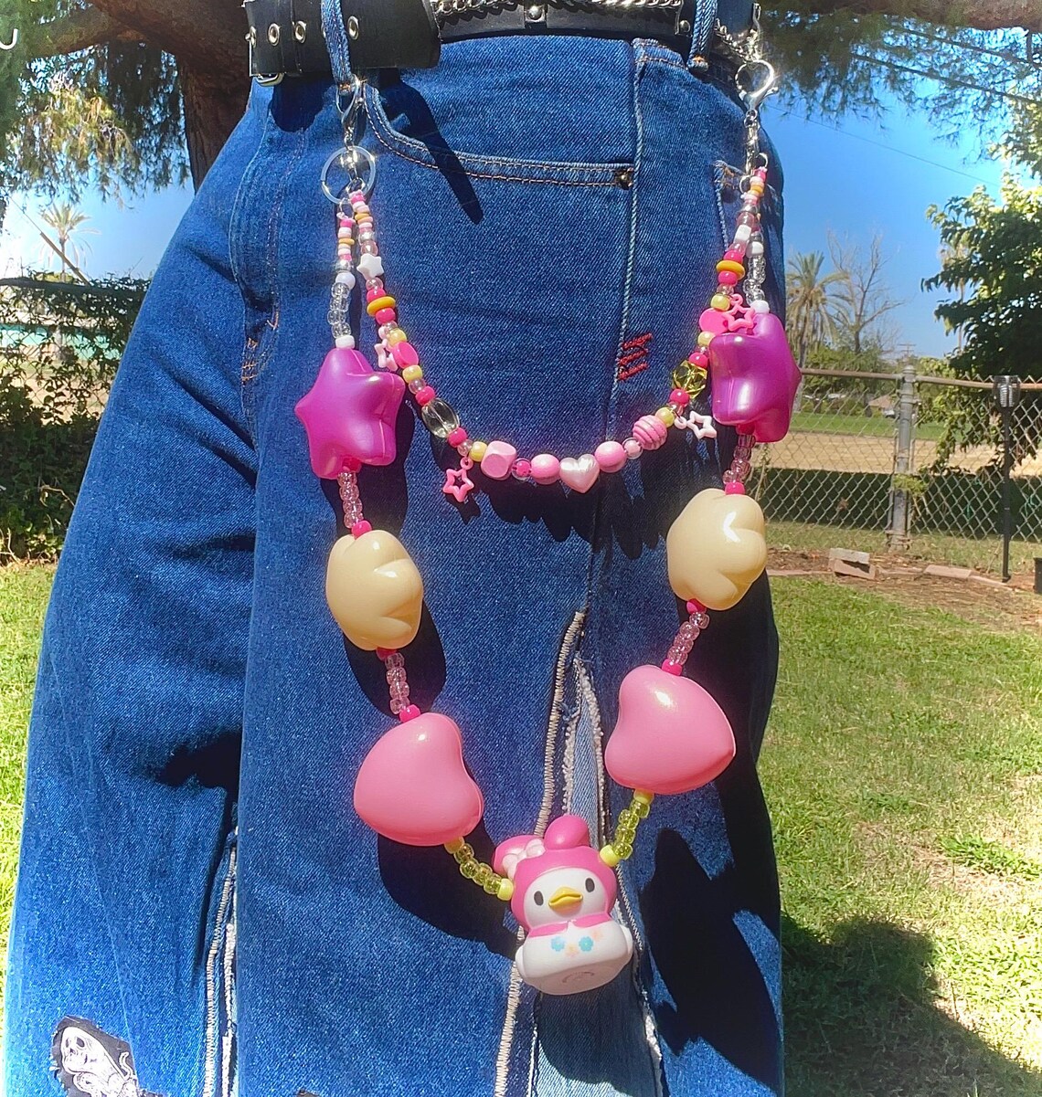 My Melody Kandi Star Belt Chain - Etsy