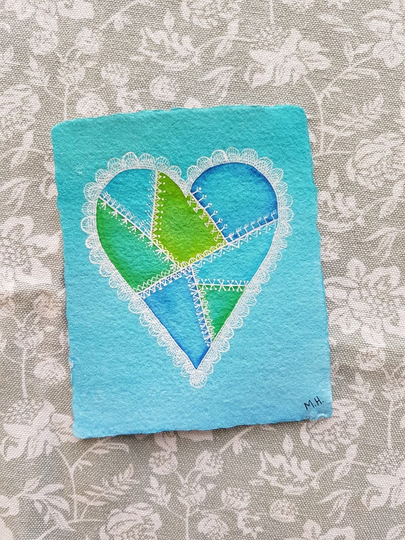 Painting Art & Collectibles Small Original Watercolor Painting on Paper ...