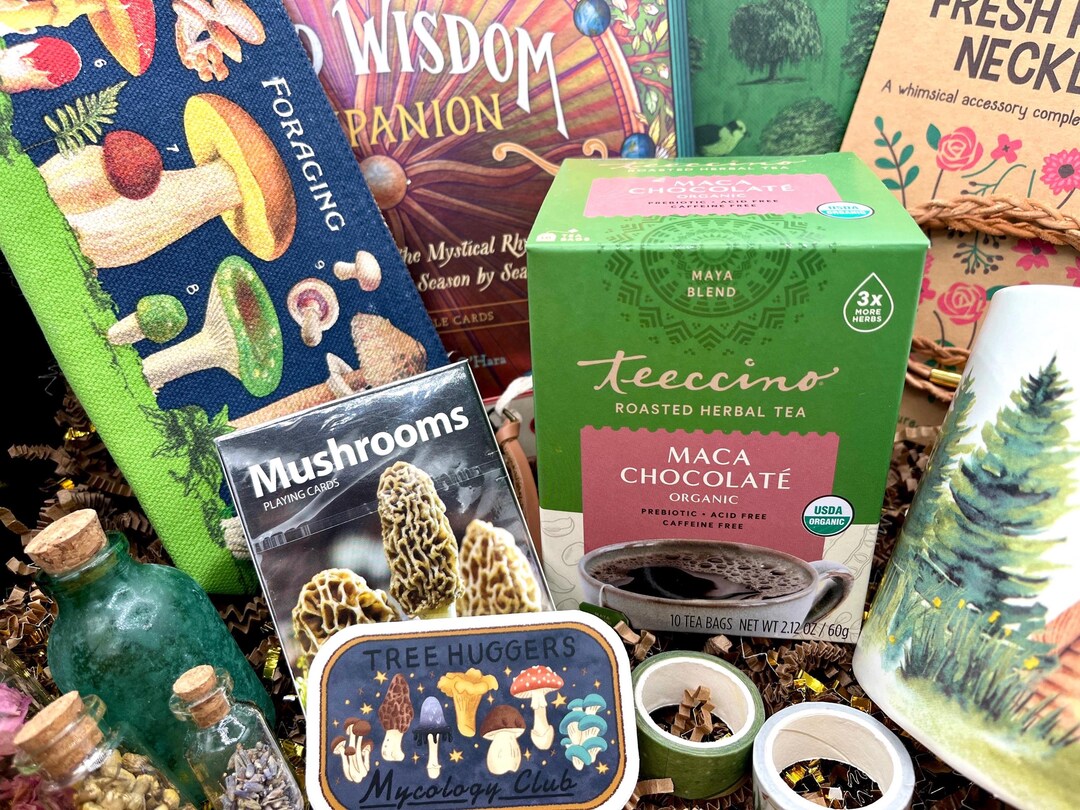 Curated Gift Box for Nature Lover-forest Gift Box-mushroom Gift Basket ...