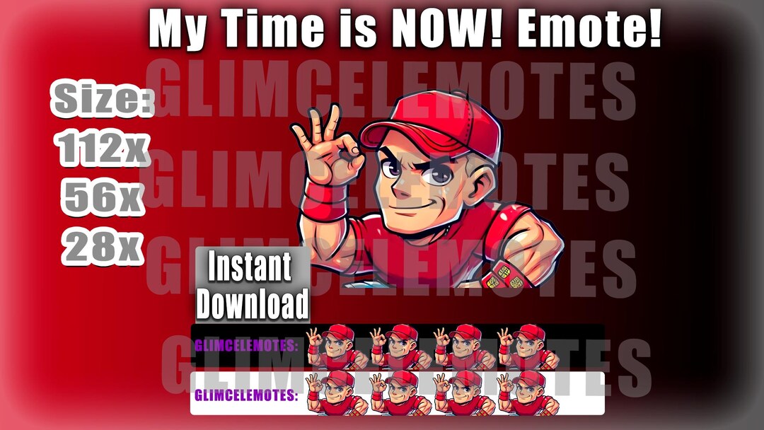 My Time is Now! Emote - Best Wrestling Emotes for Twitch, Youtube and ...