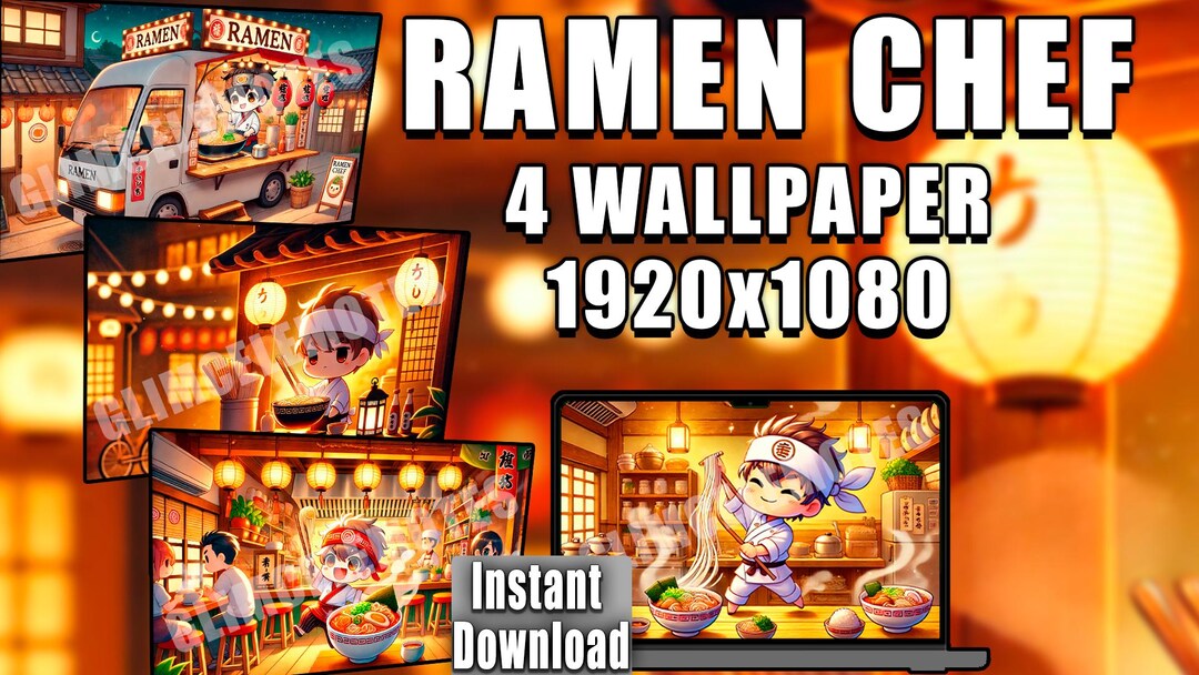 4 Japanese Restaurant Chibi Ramen Wallpaper - Backround for Your PC ...