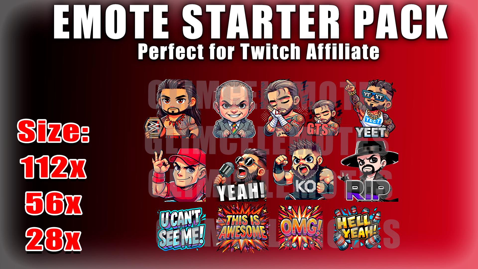 Affiliate Boost Pack – Wrestling Emotes Chibi Power - Perfect for ...