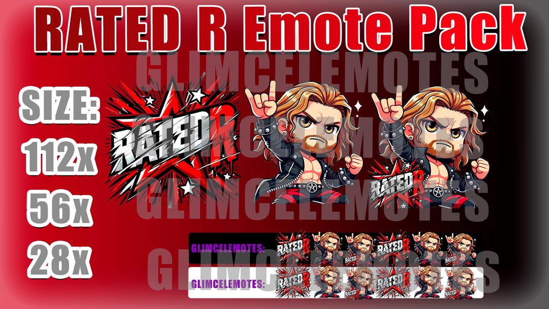 Wrestling Rated R Superstar Emote Pack - Powerful Pose With Long Hair ...