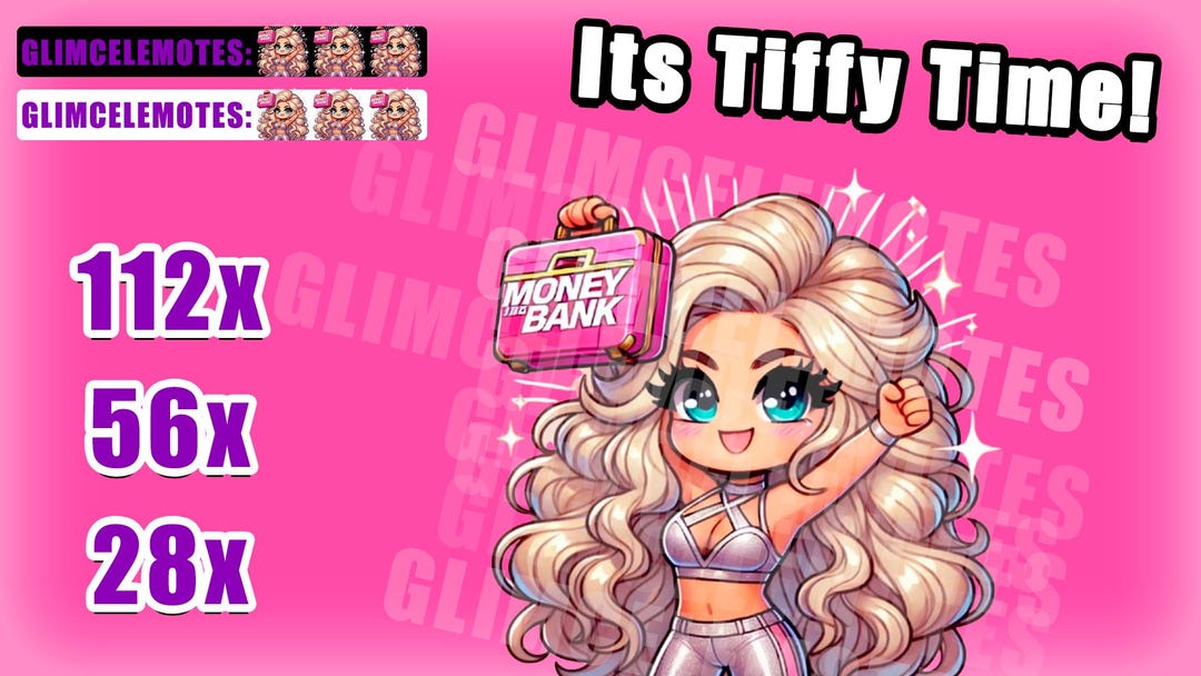 Wrestling Tiffy Chibi Emote – “it’s Tiffy Time!” – Perfect Emote for ...