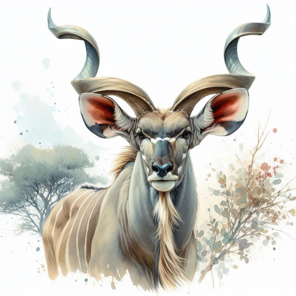 Majestic Kudu Digital Images - Etsy