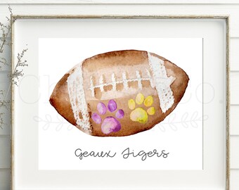 Geaux Tigers Wall Art - Etsy