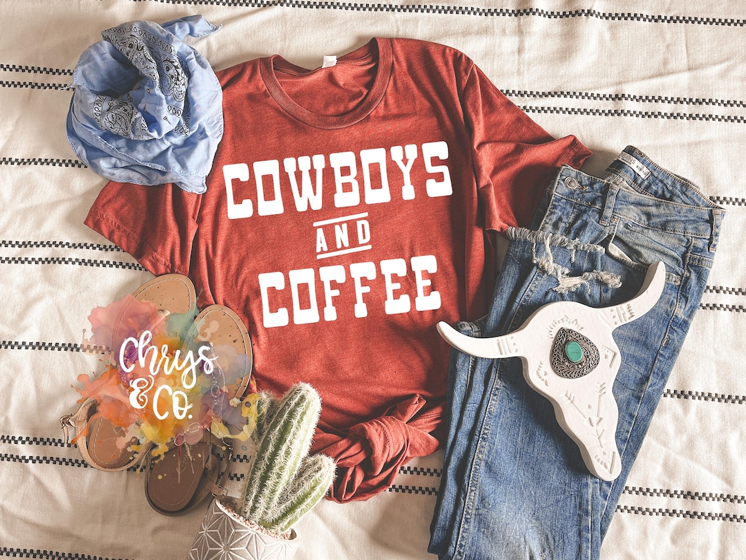 Cowboys & Coffee Rodeo SVG Cricut PNG File Digital Design Clip Art ...