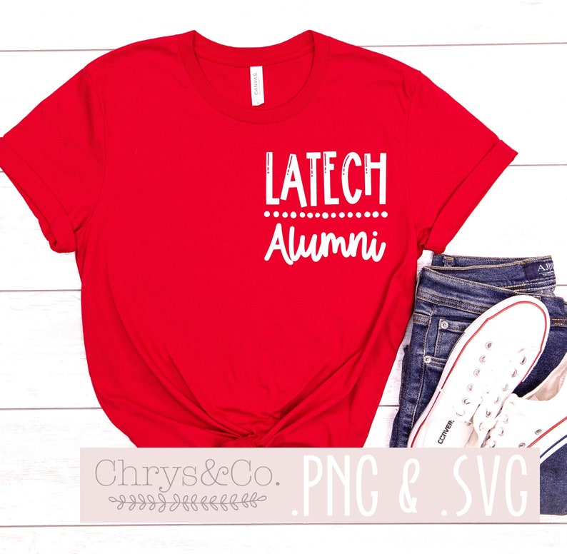 Louisiana Tech Alumni Pocket Style Svg Cricut PNG File Digital - Etsy