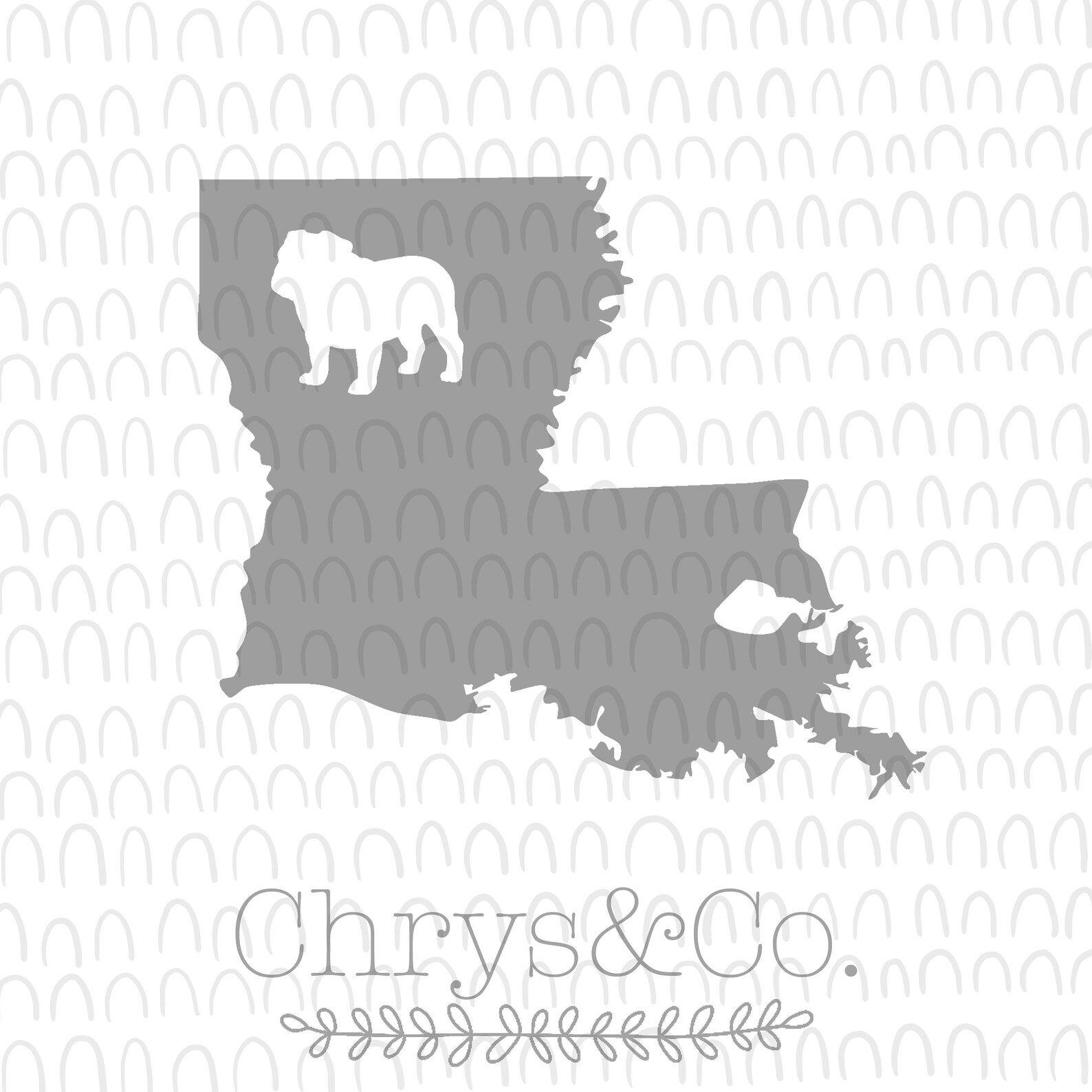 Louisiana Tech Bulldog State Svg Cricut PNG File Digital Design Clip ...