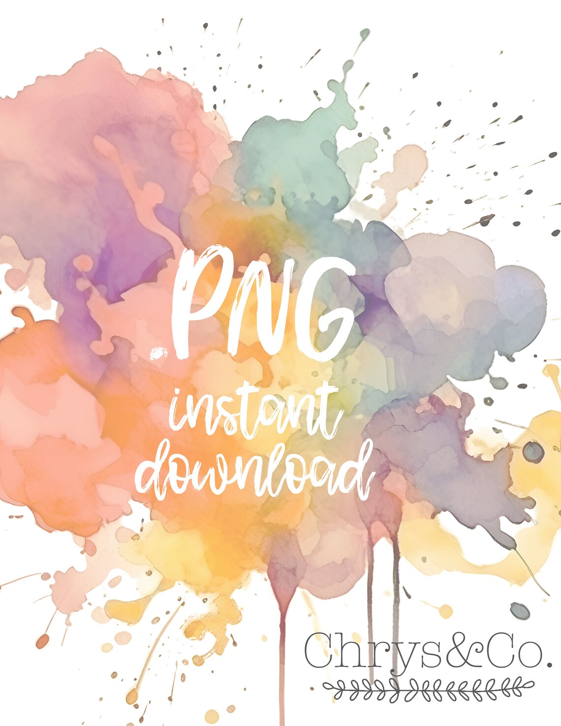 Geaux Tigers LSU Football Watercolor Pastel PNG File Digital Design ...