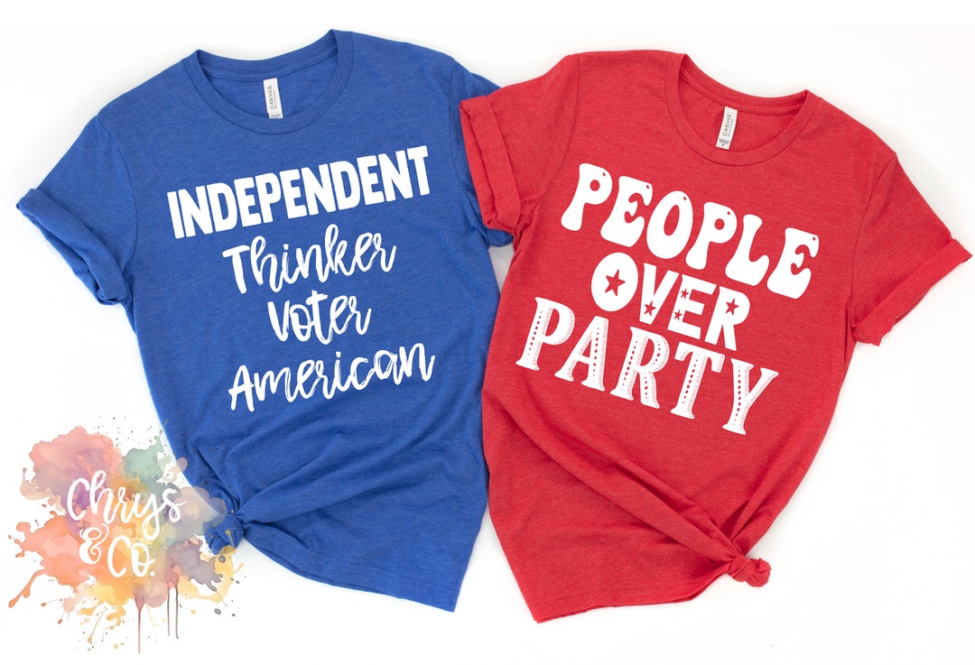 Independent Voter PNG: American People Over Party Design (digital ...