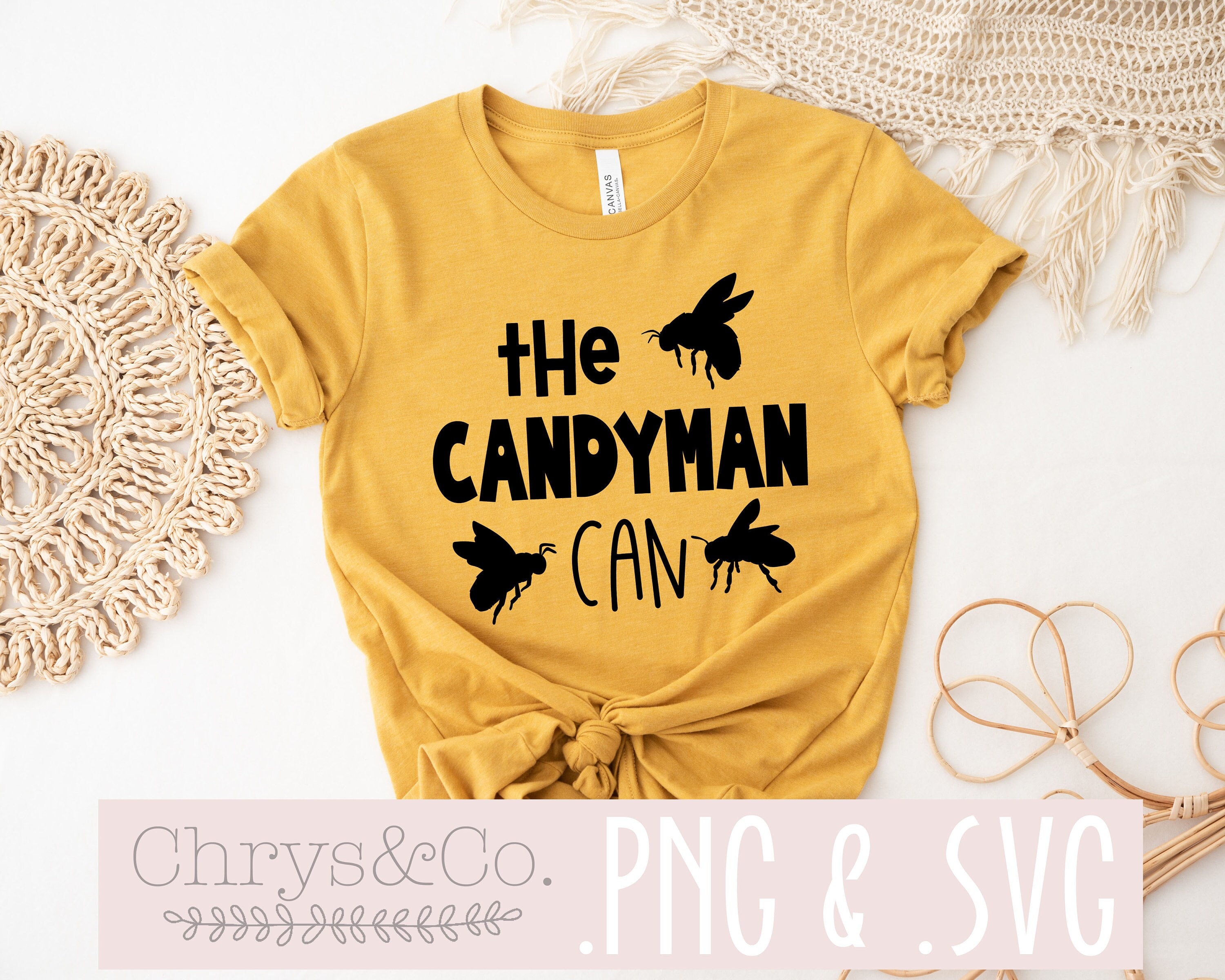 The Candyman Can Bees SVG Cricut PNG File Digital Design Clip Art ...