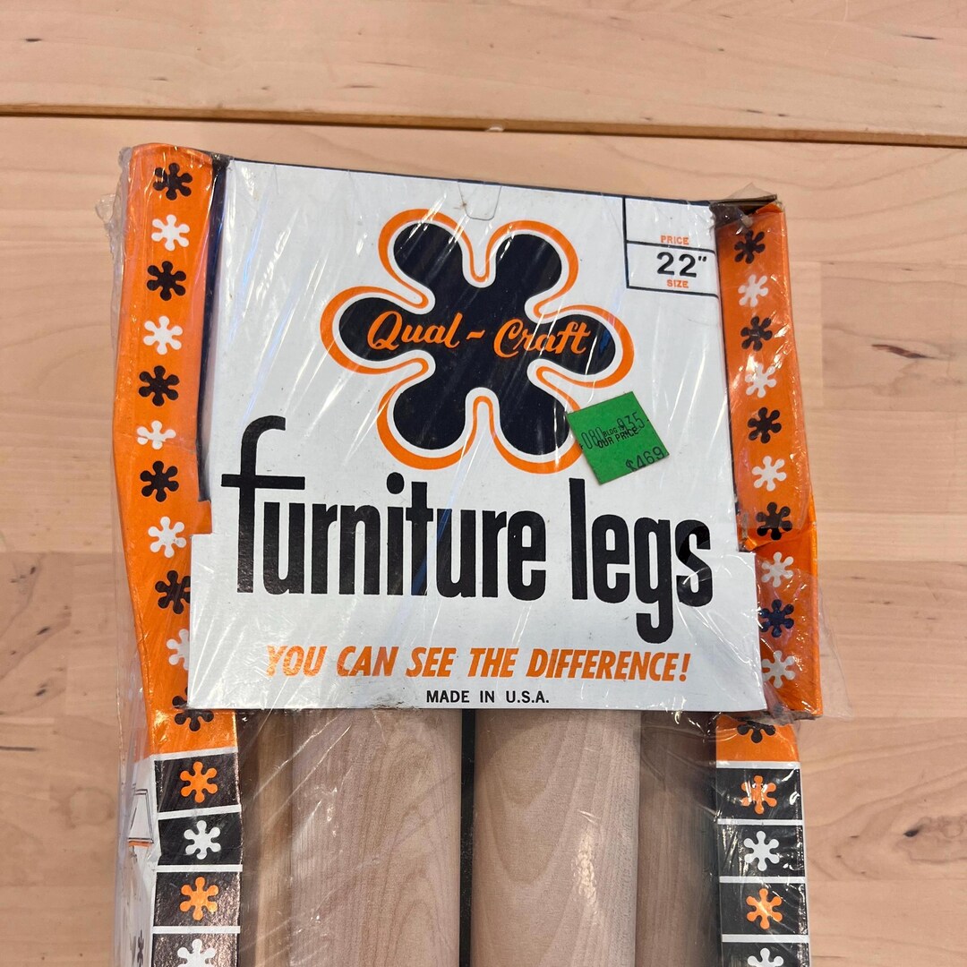 MCM 22 Inch Table Legs, New Old Stock. - Etsy