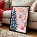 Christmas Wall Art Set of 3 Pastel Holiday Prints Whimsical Christmas ...
