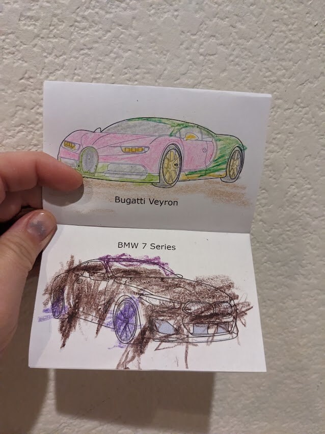 Car Valentine's Day Mini Coloring Book Activity - Printable Digital PNG ...