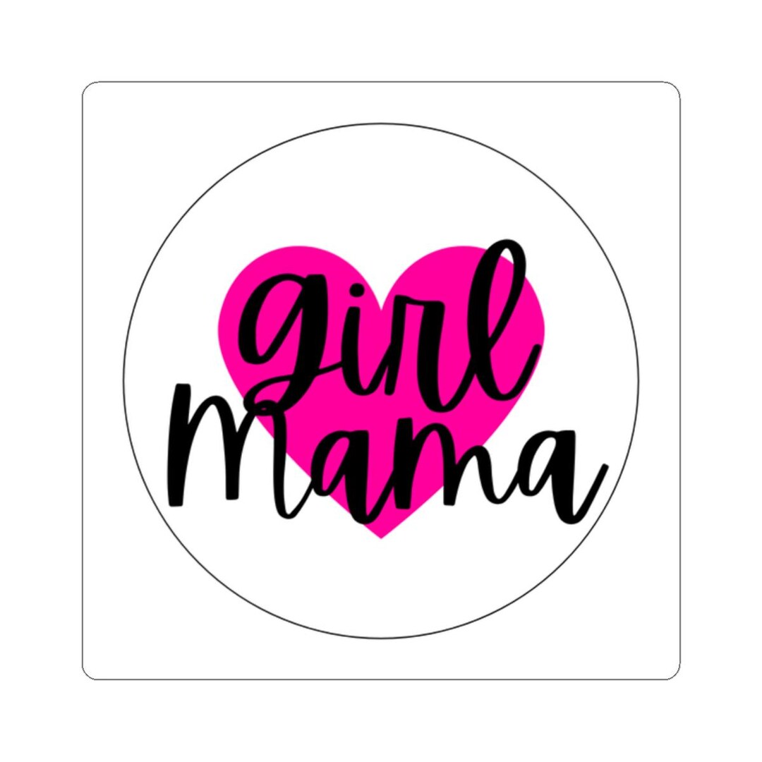 Girl Mom Kiss-cut Stickers, Love, Pretty, Little Bestie Stickers ...