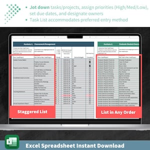 Task Management Template and Dashboard | Team and Project Management ...